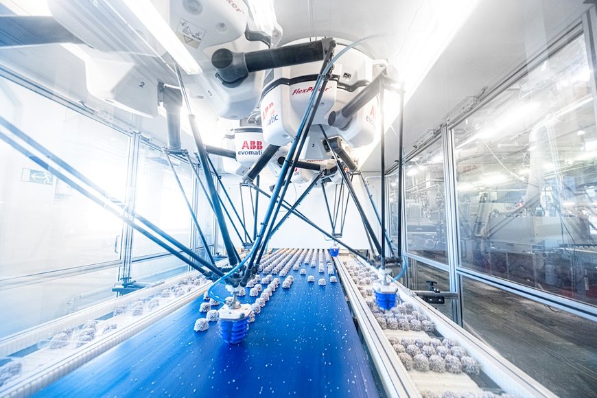 ABB:s robotar säkrar Delicatobollen till kaffet | Tillverkning